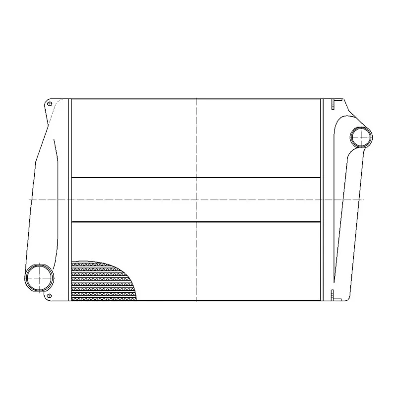 For Peterbilt 320 Sanitation Trucks Aluminum Water Intercooler Truck ...
