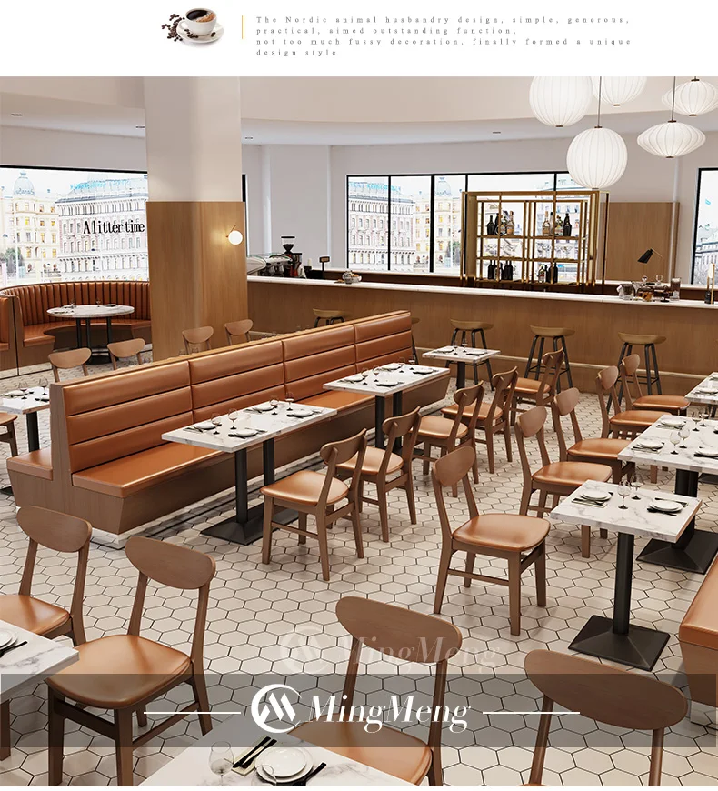 Corner Booth Seats With Tufted Leather Velvet - Curved Restaurant Booth ...