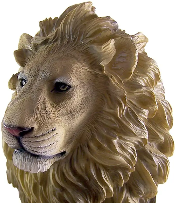 Custom Resin Life Size Lion Statue Garden Animal Statue - Buy Resin ...
