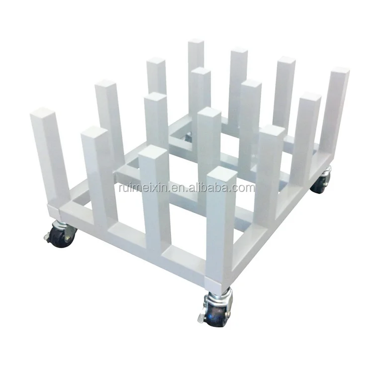 Mobile Vinyl Floor Rack - Efficient Storage Solution