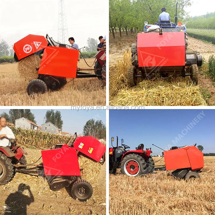Agriculture Best 4x4 Round Hay Baler - Efficient Straw Balers