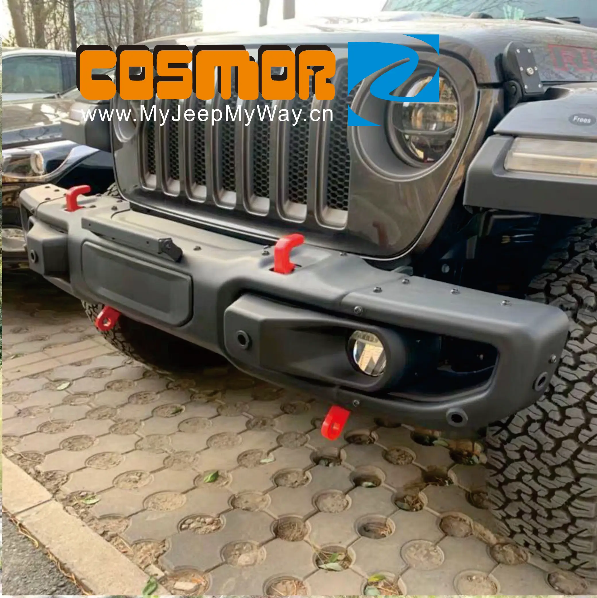 Aluminum 10th Anniversary Front Bumper for Jeep Rubicon JL