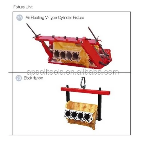 Air Floating V-type Cylinder Fixture+block Handler For Ft7 - Buy Air ...