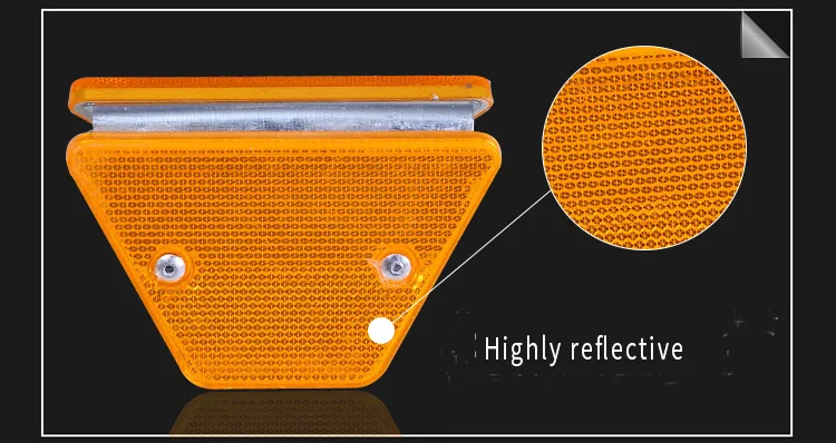 Diamond Reflective Traffic Road Triangle Delineator Triangular Highway ...