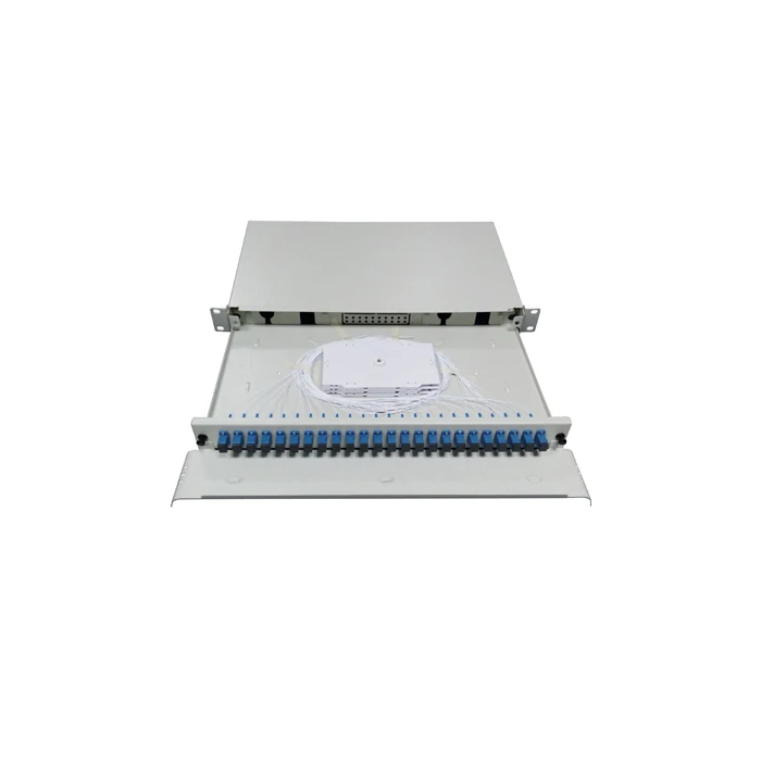 19inch Rack Mount Sliding 1ru Odf Drawer Fiber Patch Panel Odf For Data ...