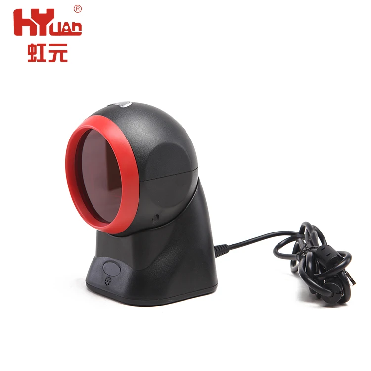 N supermarket Table barcode scanner USB auto handheld Table top barcode ...