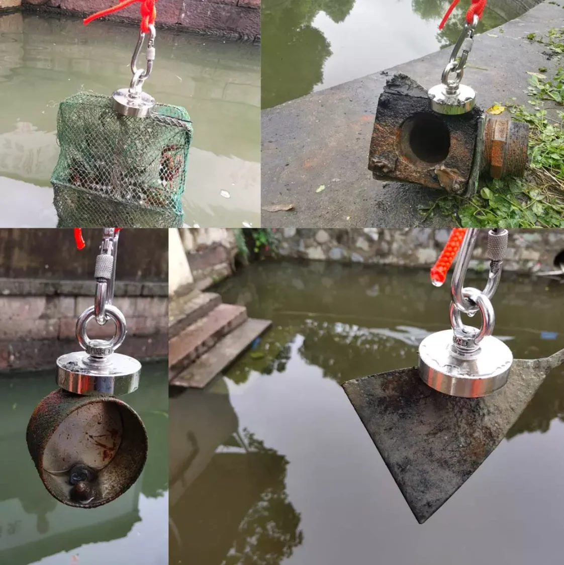 160kg-1200kg Pulling Force Neodymium Cone Fishing Magnet