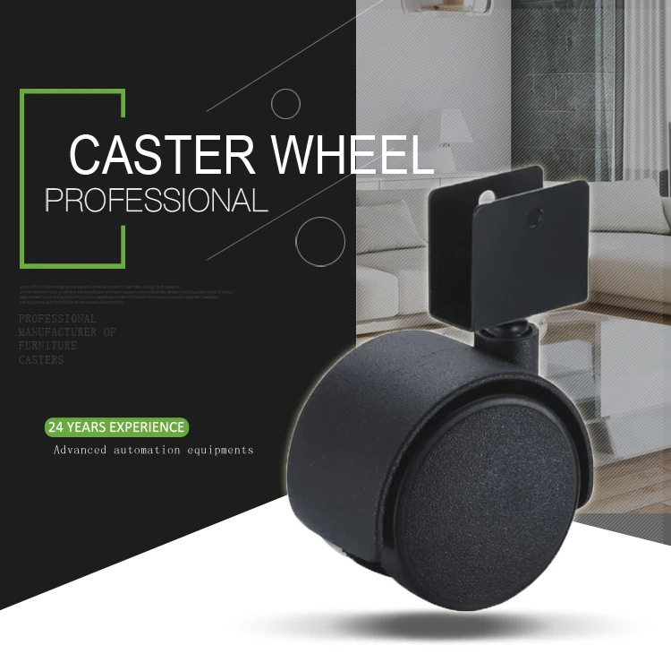 Nylon U Bracket Shape Casters Furniture U Clip Caster Wheel - Buy U ...