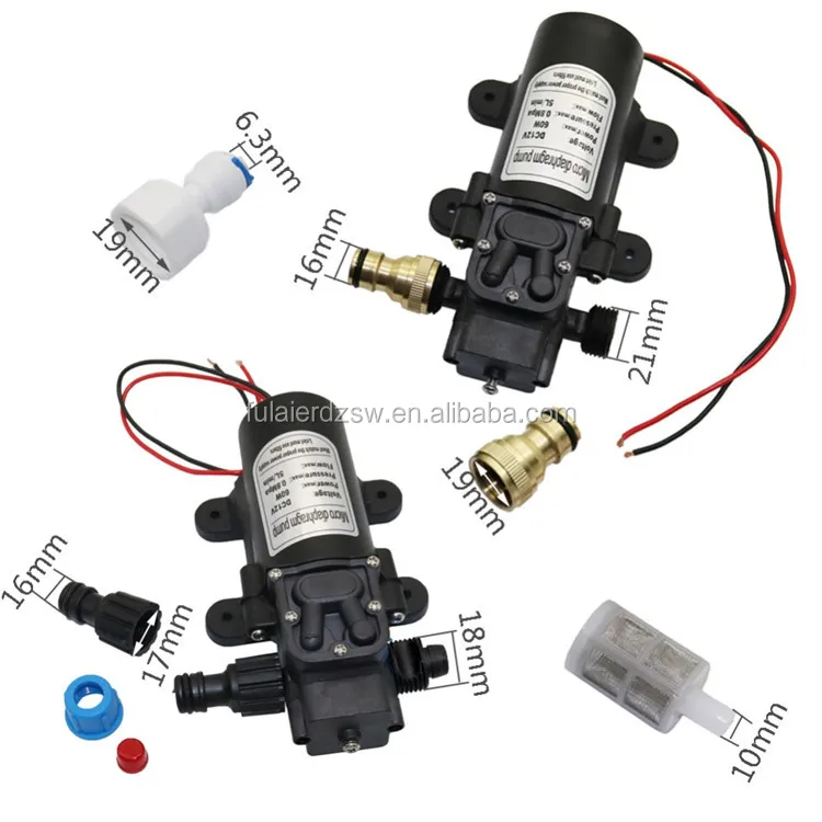 12V DC 60W Water Pump - High Pressure Misting System