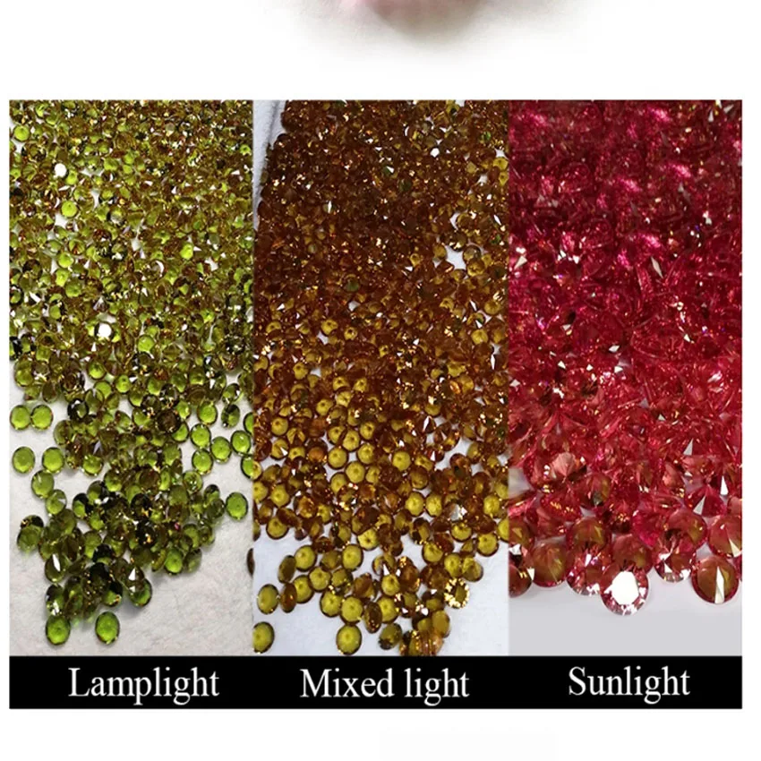 Synthetic Turkey Sultanite Oval 8x10mm Loose Magic Color Change ...