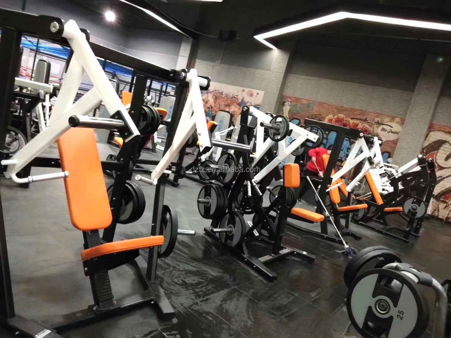 Plate Loaded Machine Fitness Equipment Overhead Lat Pulldown Exercise ...