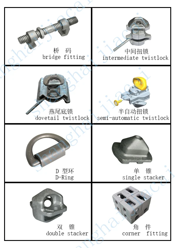 20FT 40FT Flat Rack Container Parts - Durable & Safe