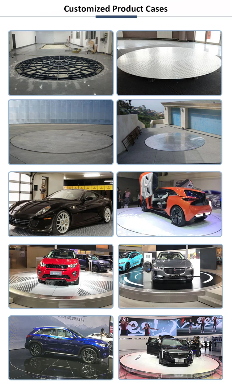 Vehicle Turntable Car Display Platform Electric Rotating Display ...