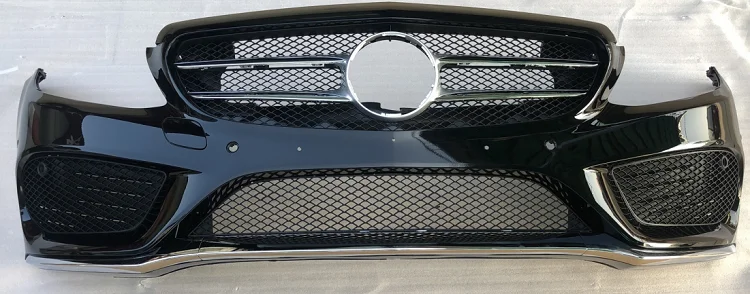 2015 梅赛德斯 W205 Amg 风格 C200 C300 新前保险杠组装 2058801840 - Buy W205 Amg 前保险杠总 ...