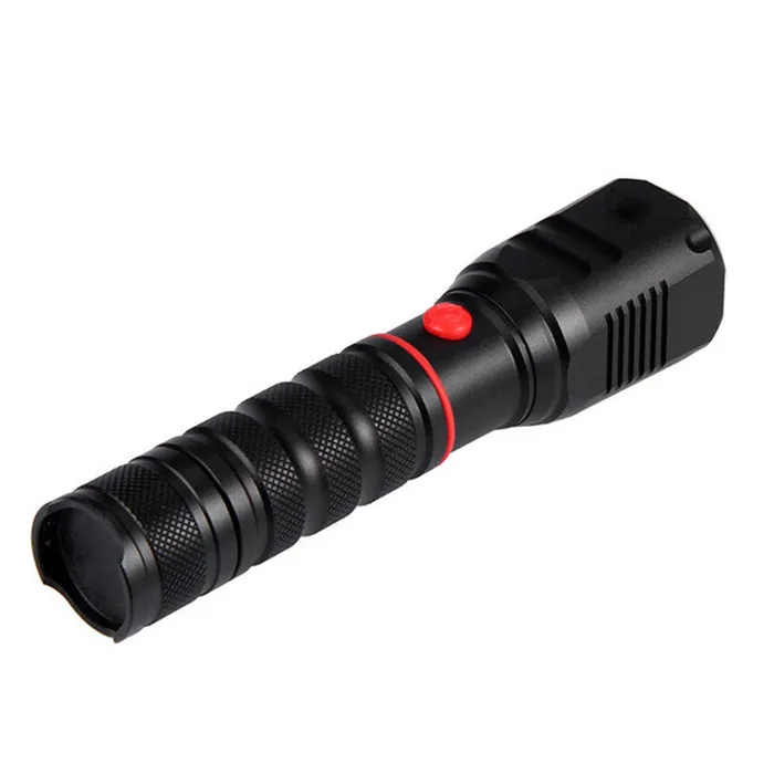 Outdoor Pocket Handheld 18650 Rechargeable Led Flashlight Aluminum Self ...