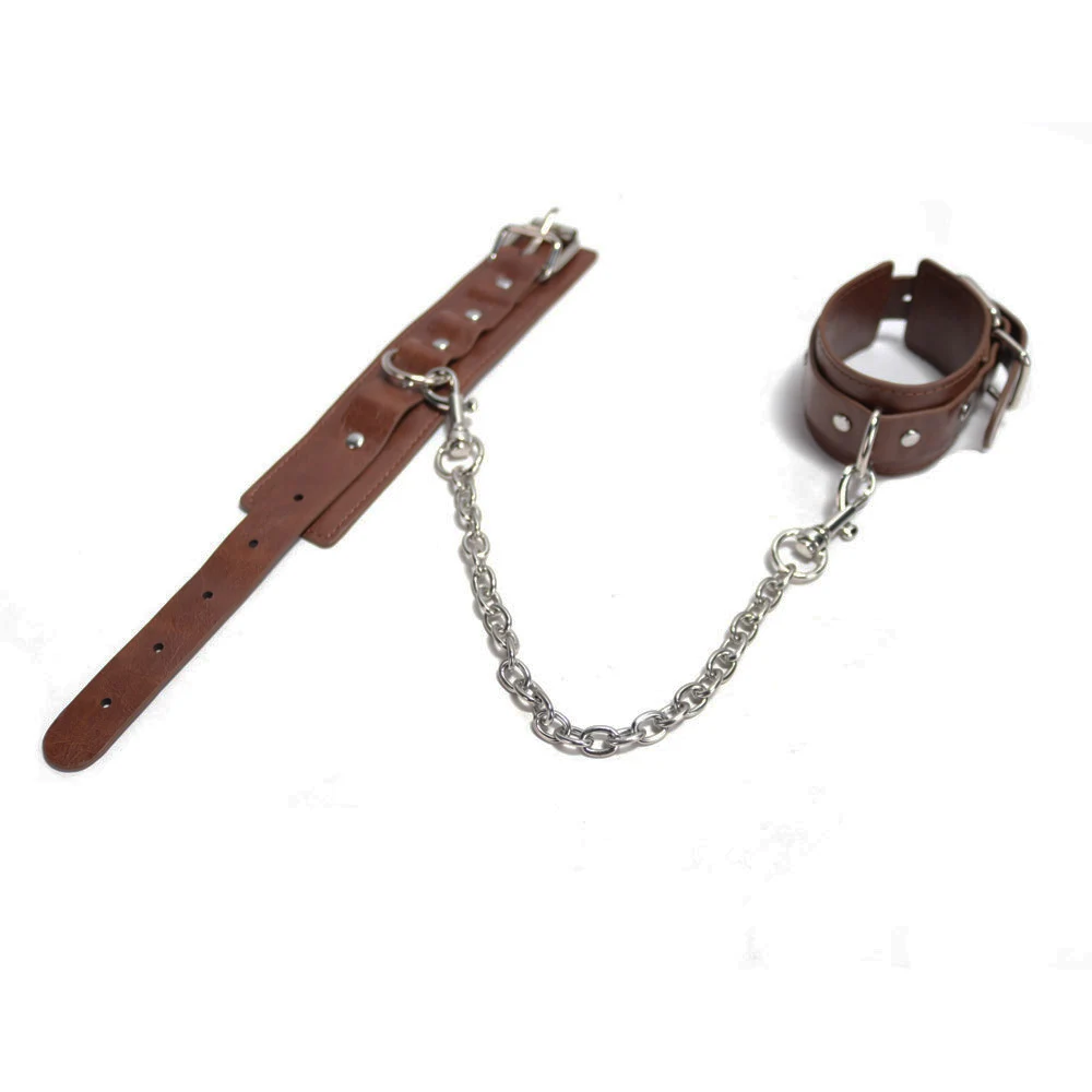 Pu Leather Slave Game Bdsm Fetish Bondage Bdsm Bondage Restraint Sex