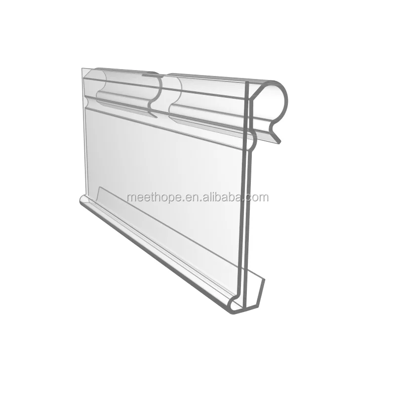Meethope Store Plastic Data Strip Supermarket Shelf Price Tag Label ...