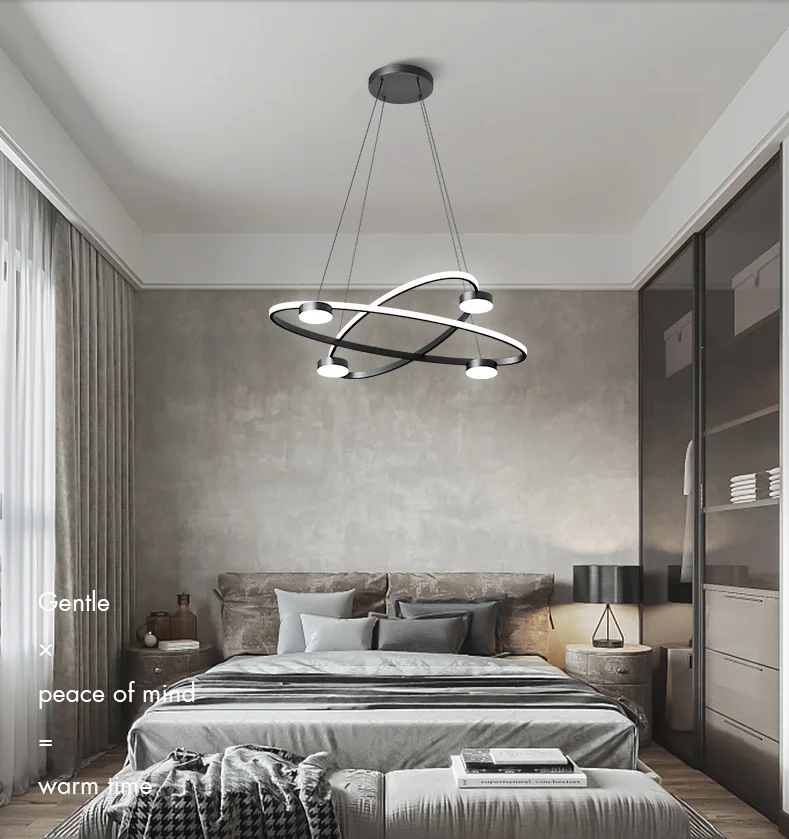 Circular LED Pendant Light - Color Changing Chandelier
