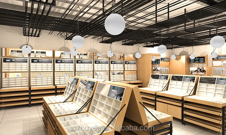 Custom Optical Shop Furniture Decoration Eyewear Store Interior Design ...