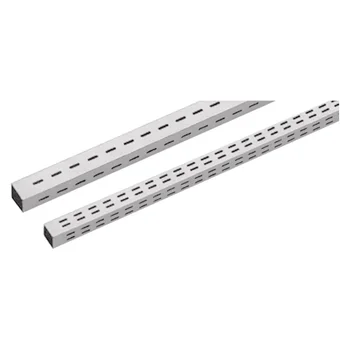 25x25mm Double Holes Metal Chrome Square Tube - Buy Metal Square Tube ...