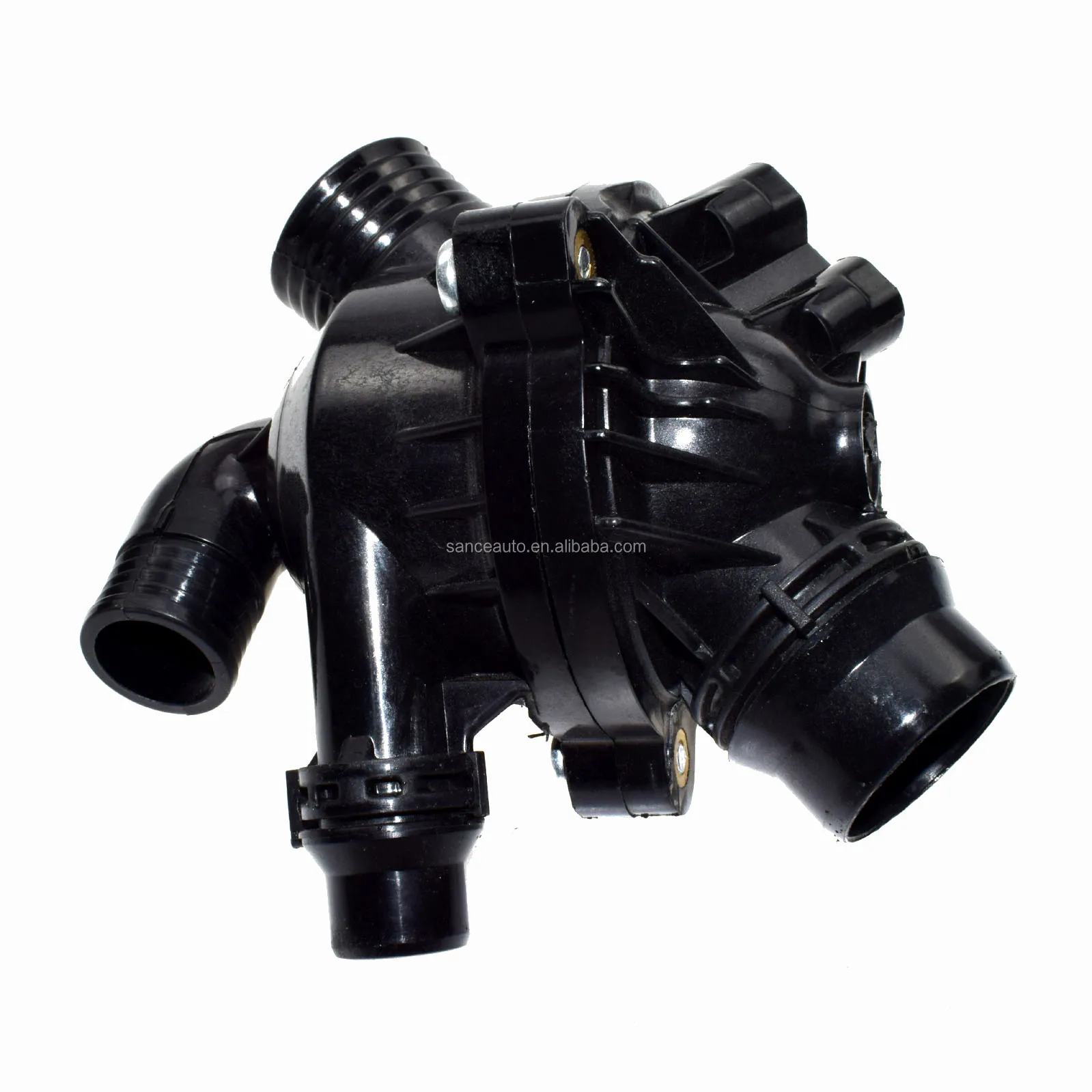 New Engine Thermostat Housing Sensor Assembly Fit For Bmw X5 X6 3.0l ...