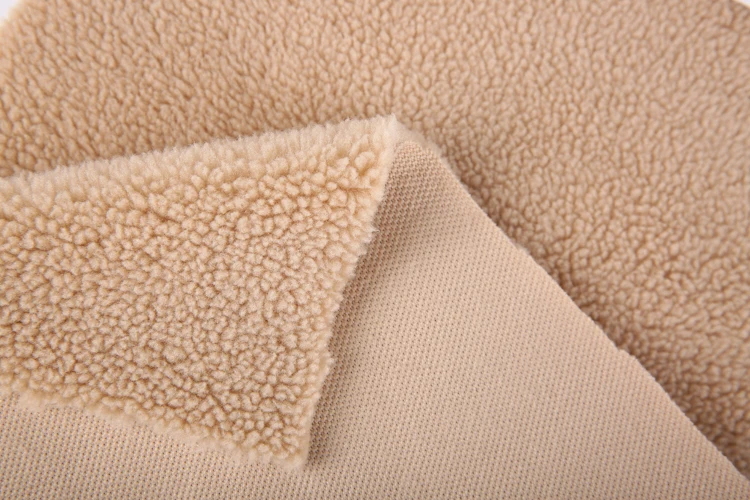 Warm Teddy 100% Polyester Fleece Fabric for Winter Garments