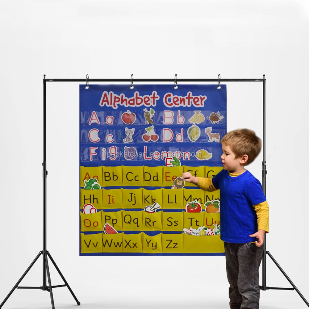 Alphabet Center Pocket Chart - Enhance Letter Recognition