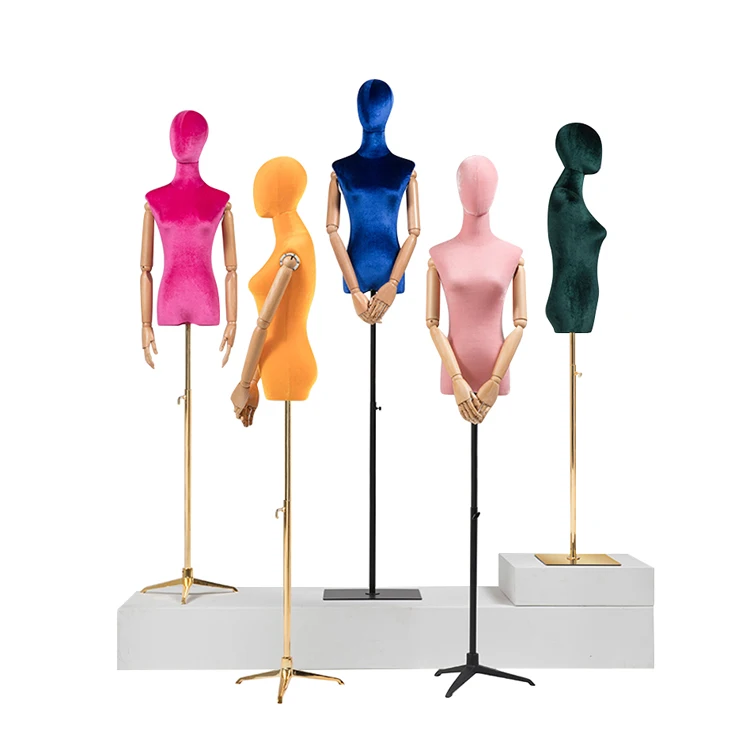 Boutique Shinny Gold Chrome Mannequin Silver Golden Display Shop Window ...