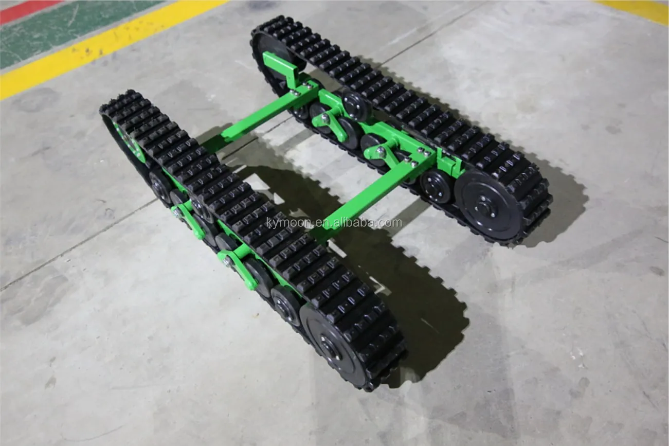 Robot Rubber Tracked Small Machine Max Load 200kg Tracked Robot ...