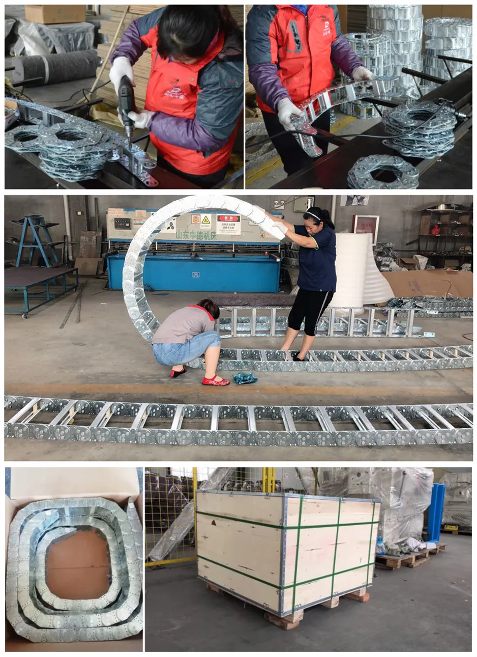 Zhongde New Listing Steel Energy Chains For Horizontal Directional ...