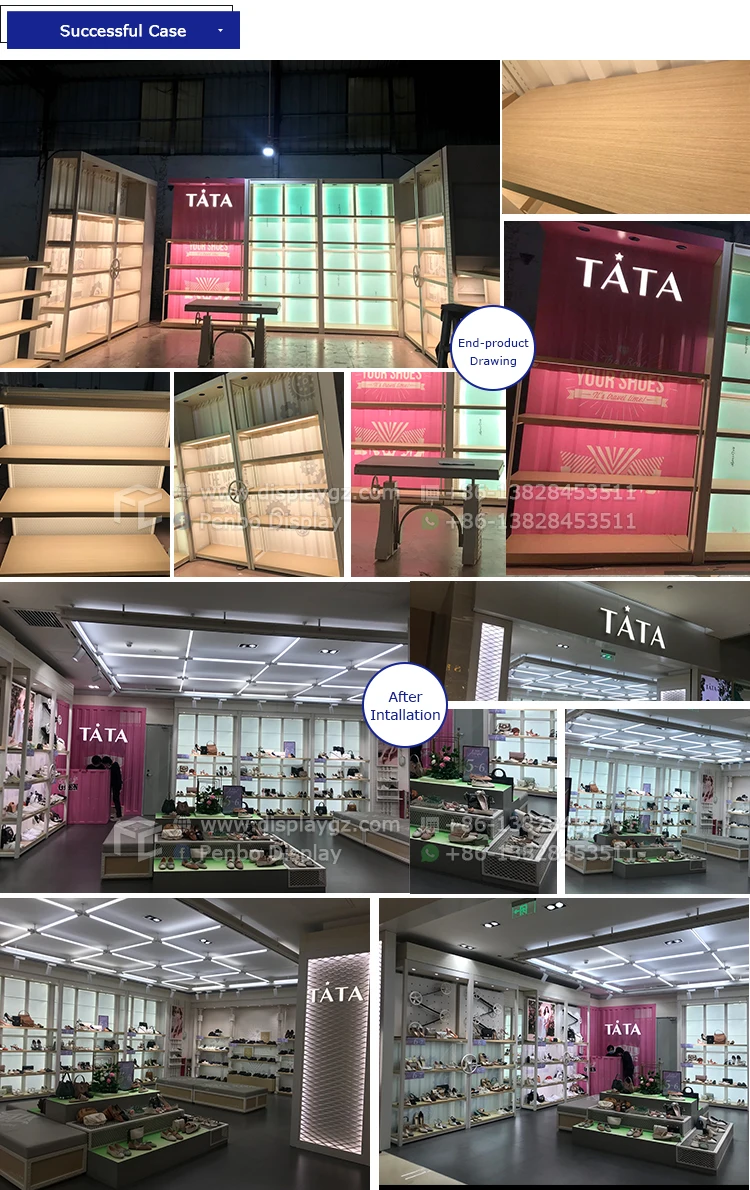 Penbo Display - Modern Shoes Showcase Designs for Retail