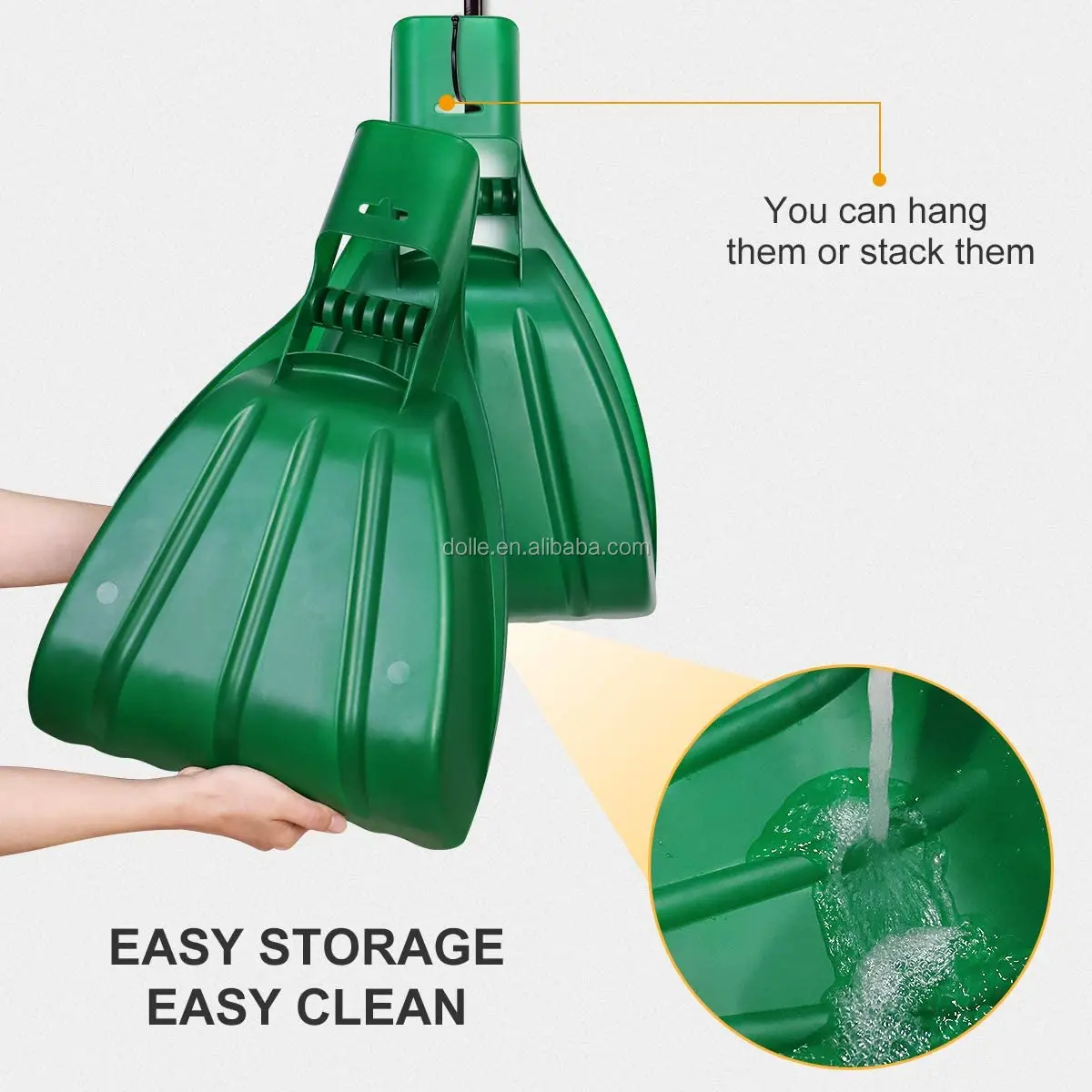 Efficient Leaf Cleanup with Large Leaf Scoops & Garden Tools