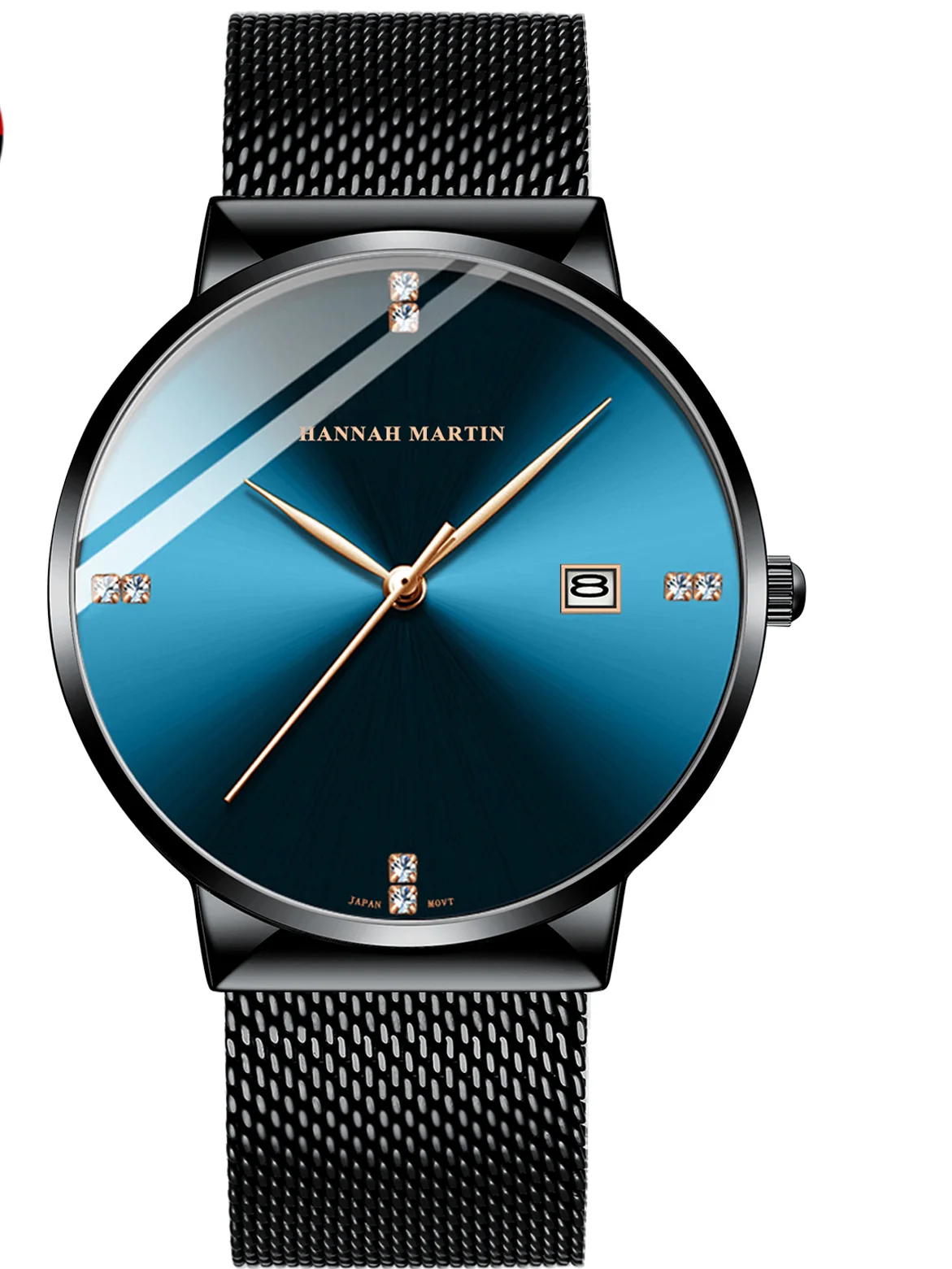 Hannah Martin Watch Factory Minimalist Style 3atm Waterproof Japanese ...