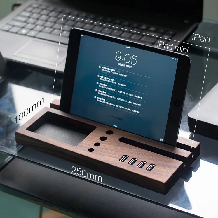 New Design Solid Wood Desktop Organizer With Usb3.0 - Buy Solid Wood ...