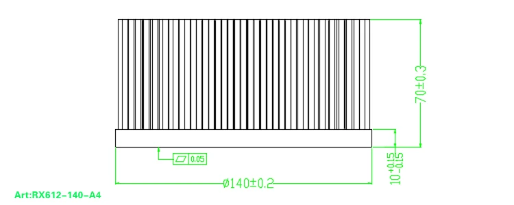 Radiator Pin Fin Heatsink - High Power LED Lights Heat Sink