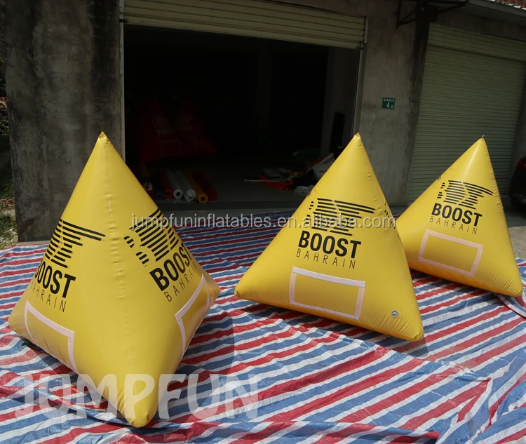 Customized Inflatable Float Trigonal Pvc Buoy For Sale 200cm Tall ...