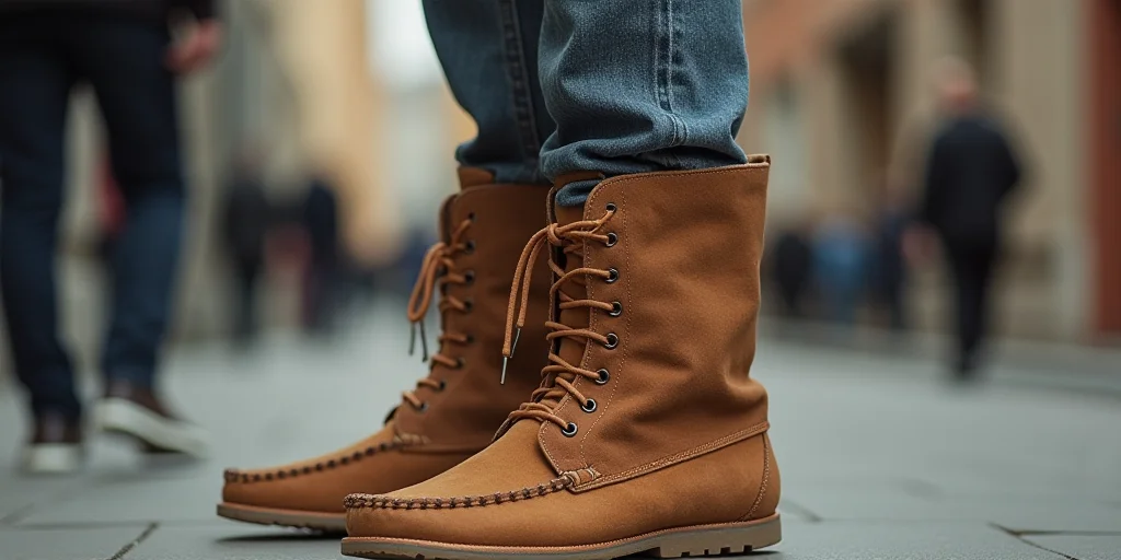 Native American Moccasin Boots For Men – Handcrafted Style & Comfort On ...