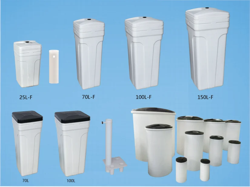 Food Grade Pe Salt Tank Water Softener Brine Tank 70l 100l 150l - Buy ...