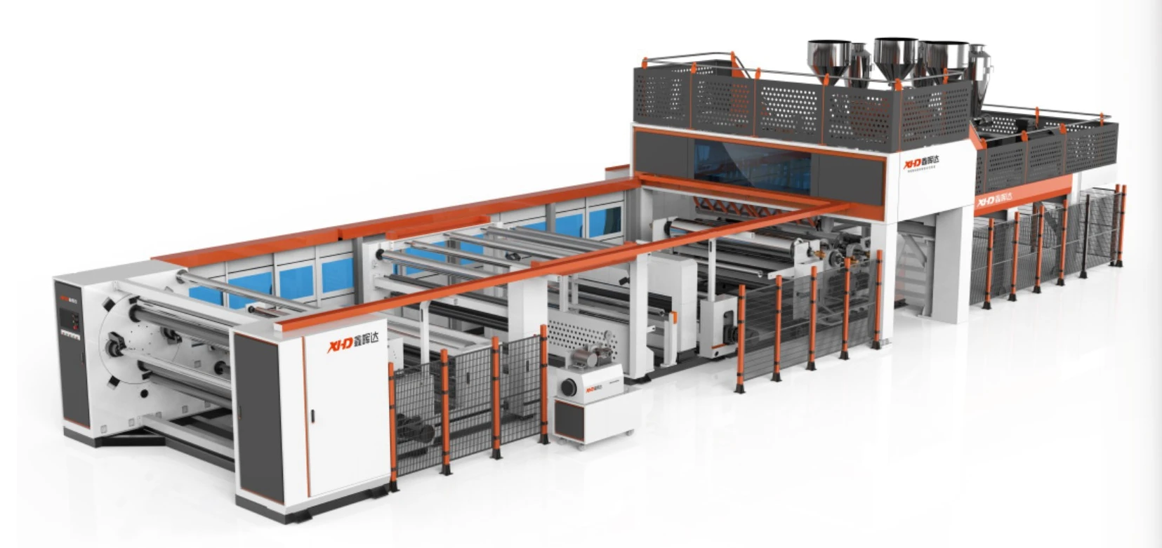 XHD CPE Cast Stretching Film Production Line CPP CPE Film Extrusion ...