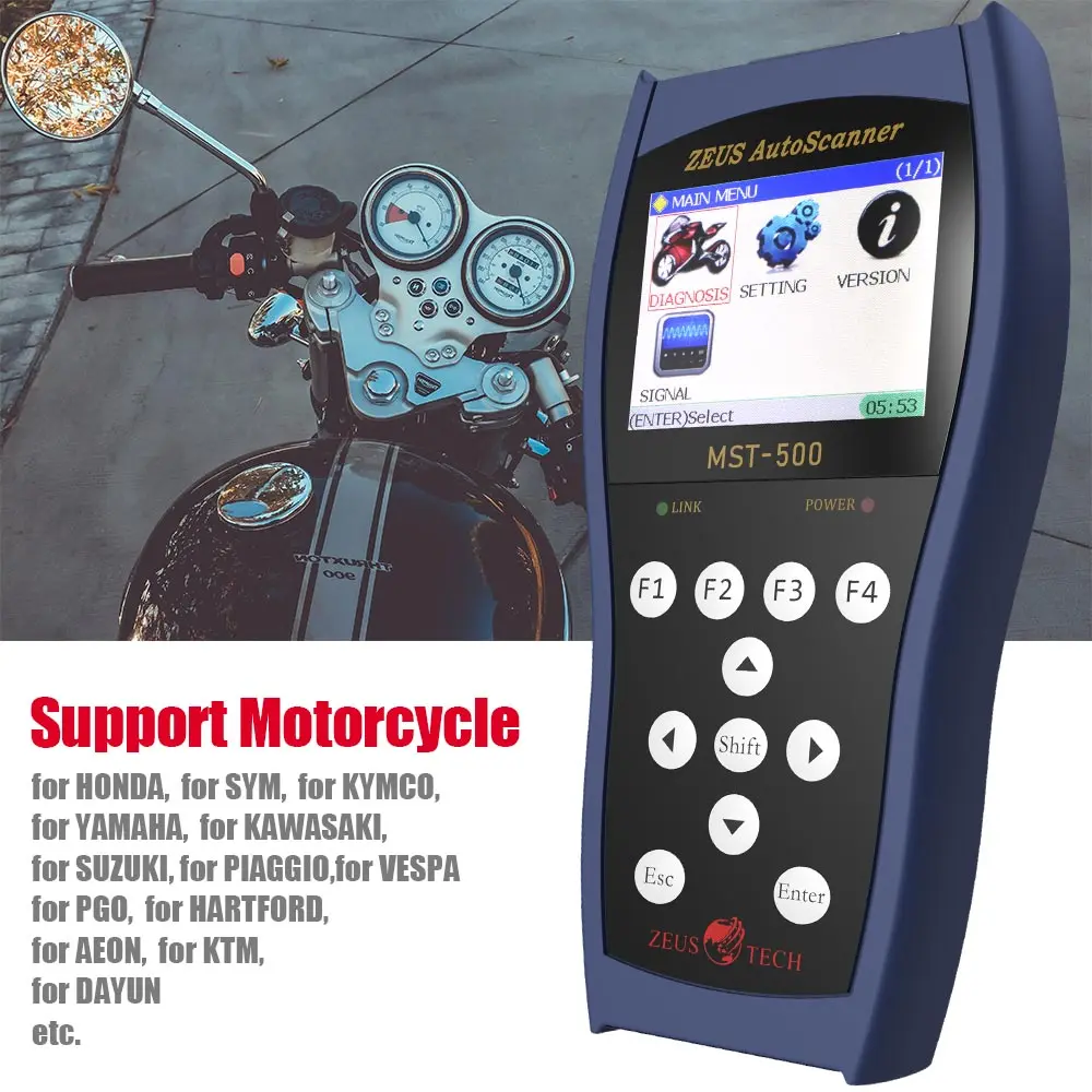 Master Mst-500 Motorcycle Scan Tool Mst 500 Instead Of Mct-200 ...