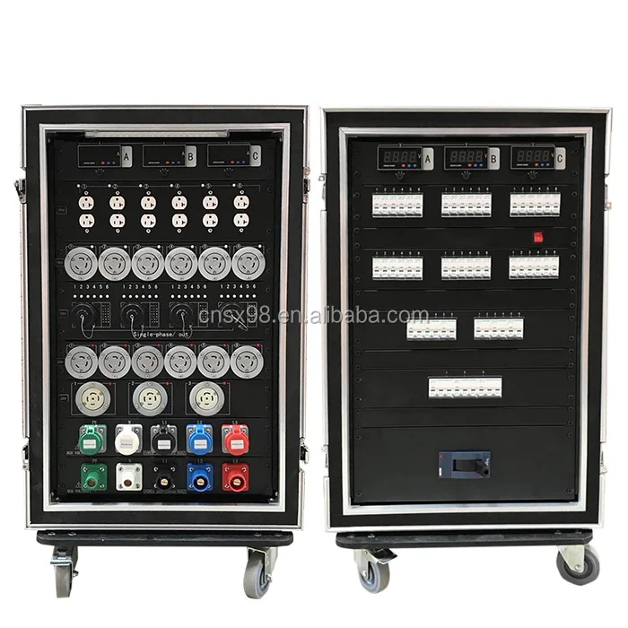L21-30 Inlet Outlet Power Distro Distribution Box With Socapex Outputs ...