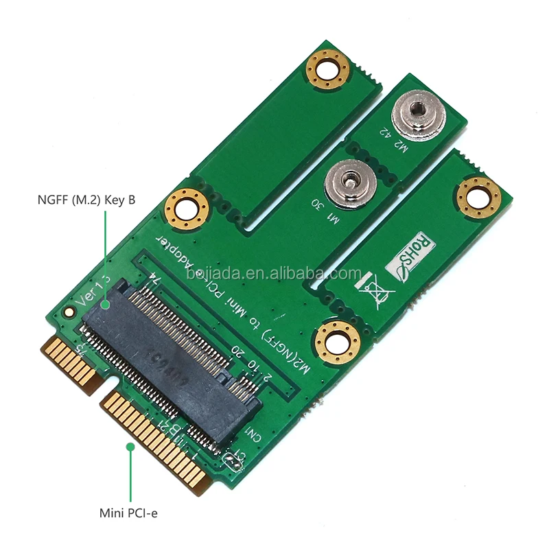 อะแดปเตอร์ Ngff M.2 M2 B-key,การ์ดแปลงสัญญาณ Mini Pci-e 52pin สำหรับโมดูลโมเด็ม Gsm Gps Gprs ...