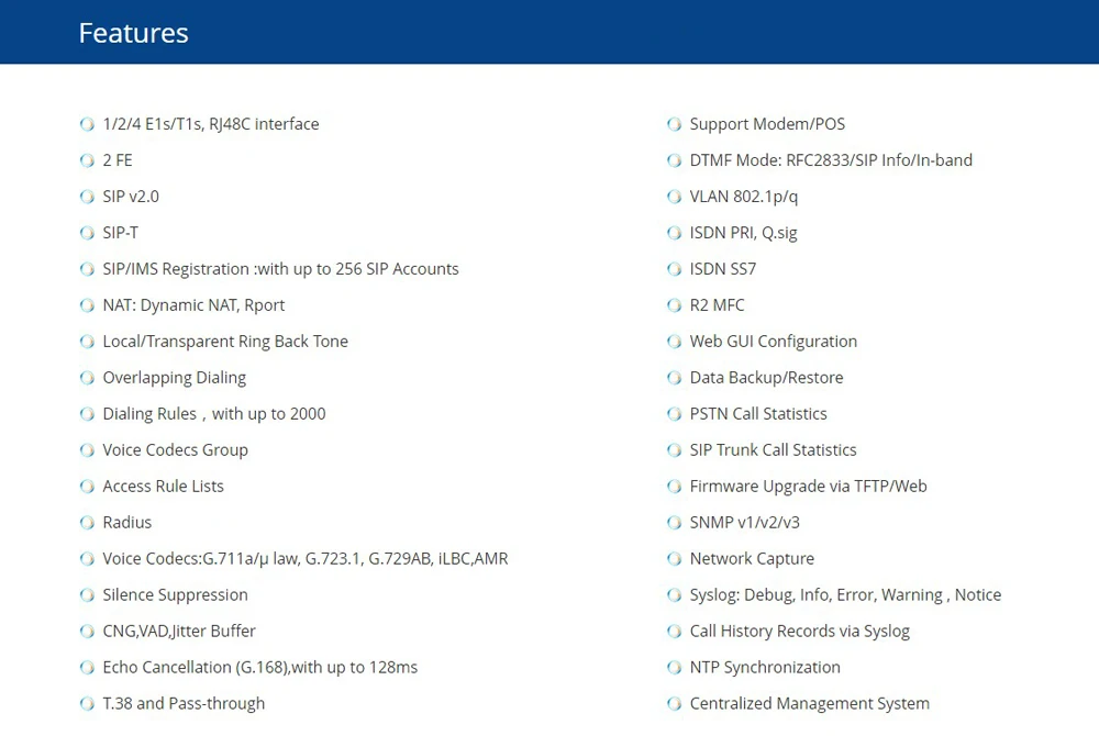 Dinstar MTG200 E1 VoIP Digital Trunking Gateway for Seamless VoIP ...