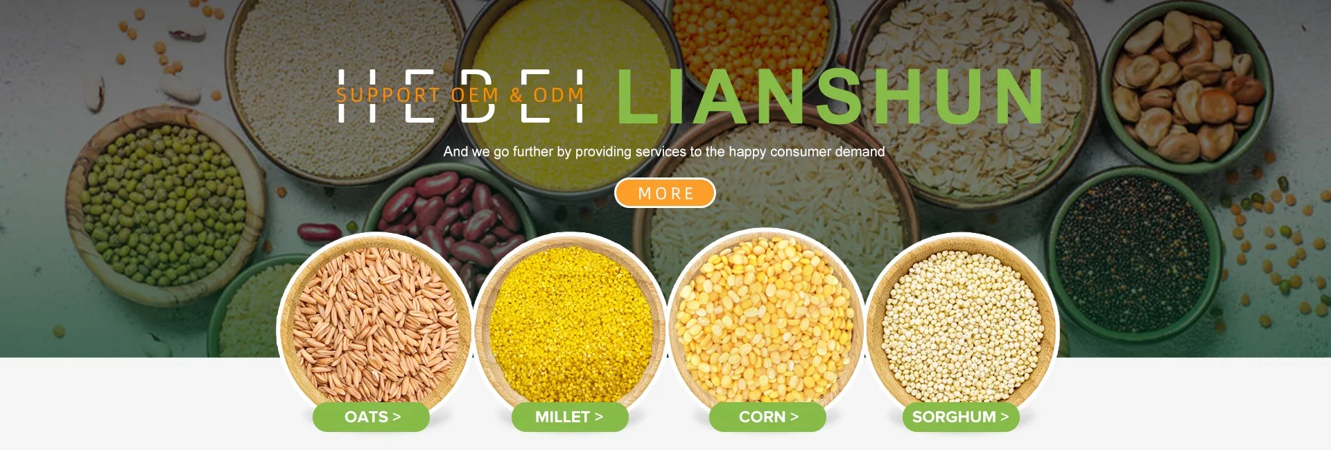 Hebei Lianshun Agricultural Development Co., Ltd. - Broom Corn Millet, Red Kidney Beans