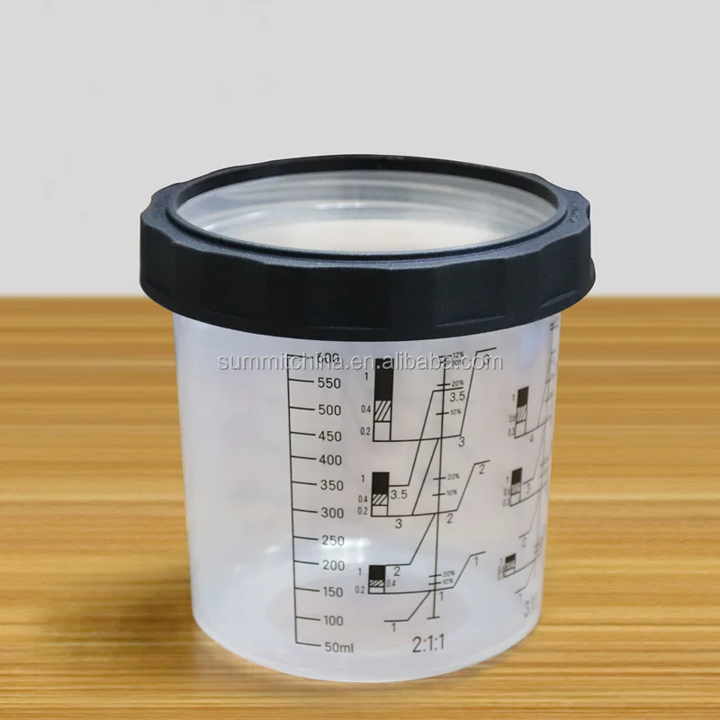 Car Body Refinish Accessories 800ml Paint Mixing Cups With Wholesale ...