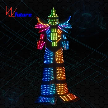 High Quality Led Jumping Suit Stilt Walker Led Robot Costume,Universoul ...