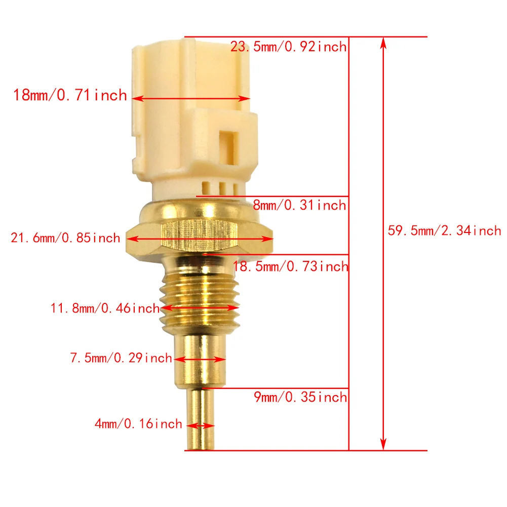 Motorcycle Radiator Water Temperature Sensor for Yamaha
