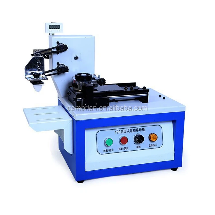 Closed Inkcup Concave Board Semi-automatic Electric Pad Printer Single ...