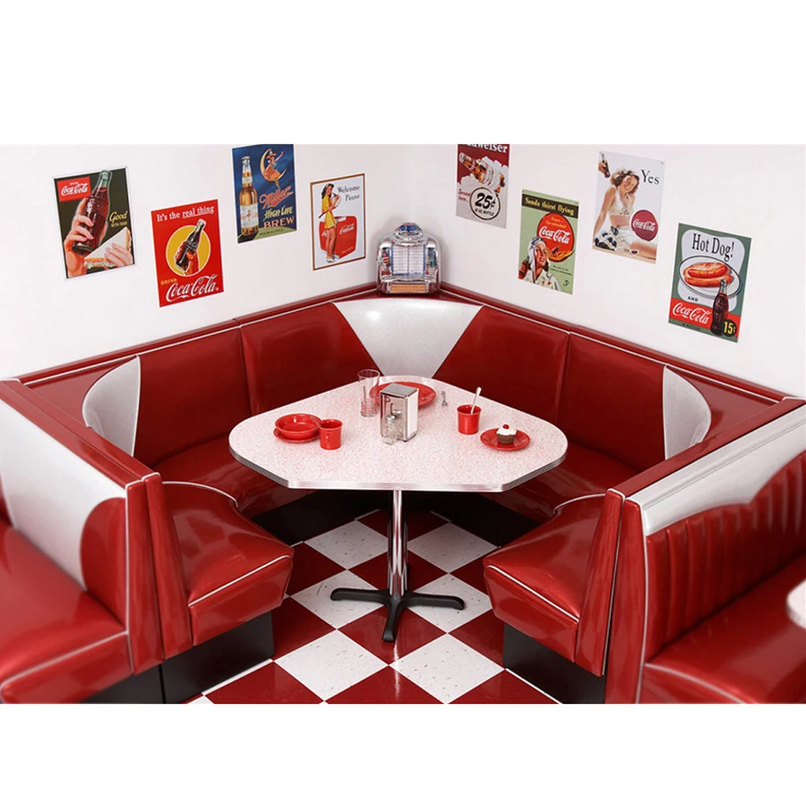 Low Price Fast Food Restaurant Furniture - Booth Seating