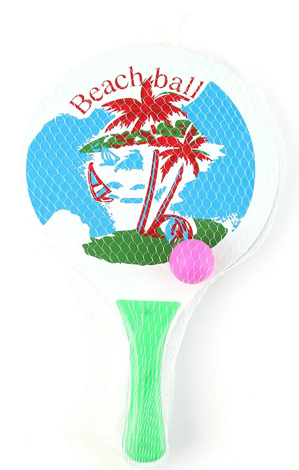 Hot Sale Kid Beach Game Wooden Beach Ball Paddle Beach Tennis Racket ...